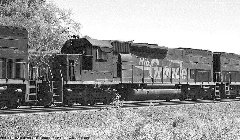 D&RGW SD40T-2 5345